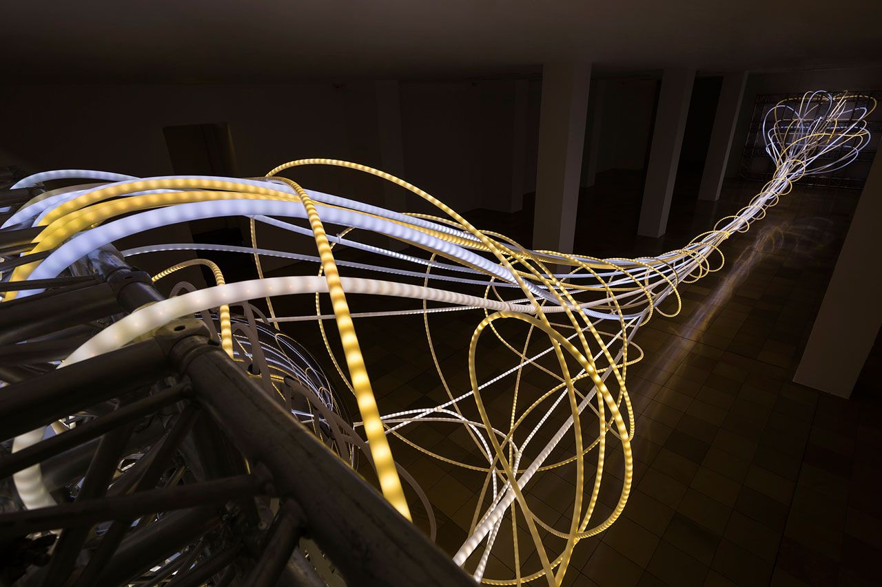 Led Light Sculpture - Led Light Artist | GRIMANESA AMOROS